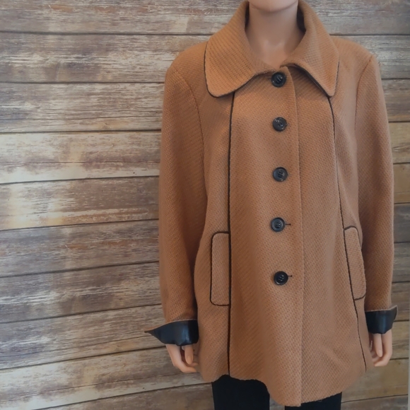George Simonton | Jackets & Coats | Simonton Says Tan Swing Coat | Poshmark